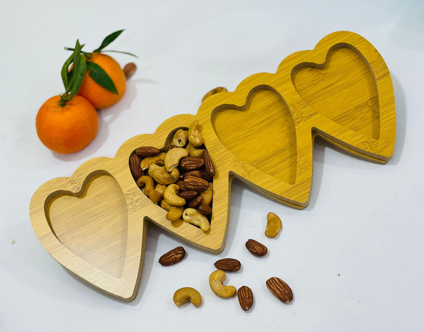 Plateau en bois forme 4 cœur – QPR